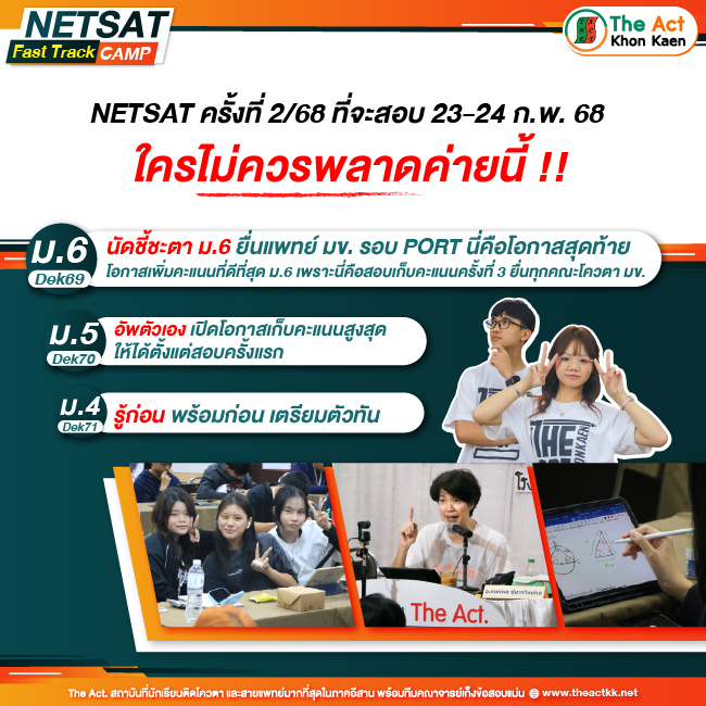 NETSAT 2/68 Fast Track Camp